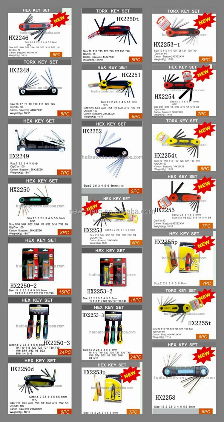 6 To 9pcs Curve Universal Star Square Ball Torx Hexagon Slotted Flat ...