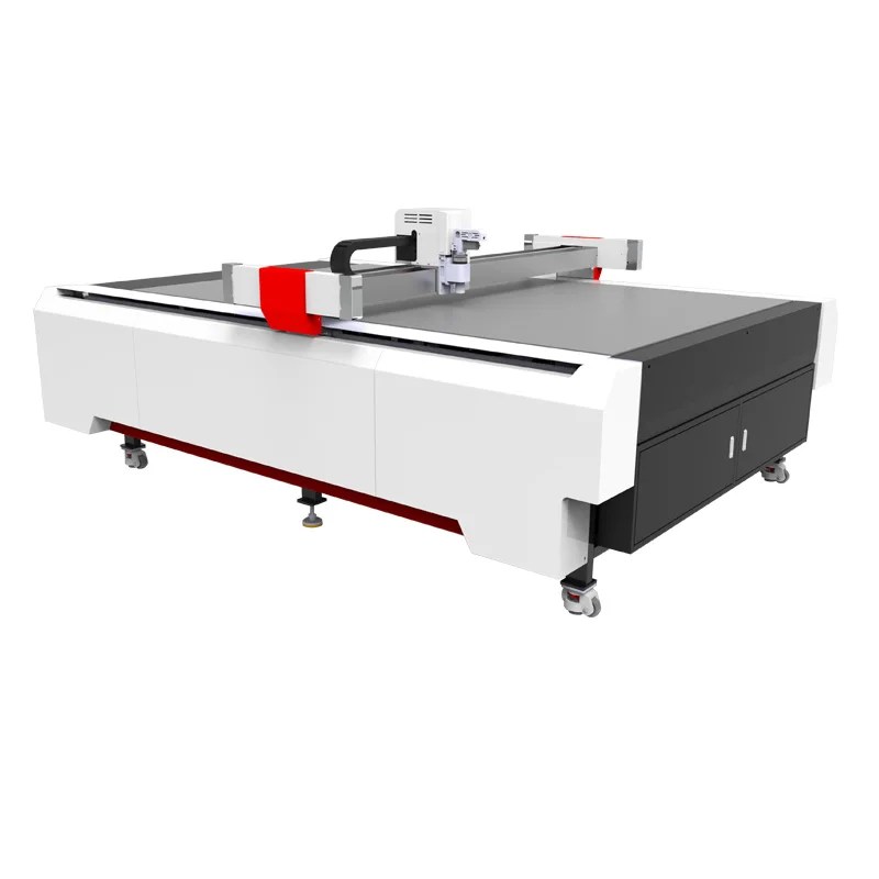 Automatic CNC Cutter Plotter Flat Bed Corrugated Cardboard Carton Box ...