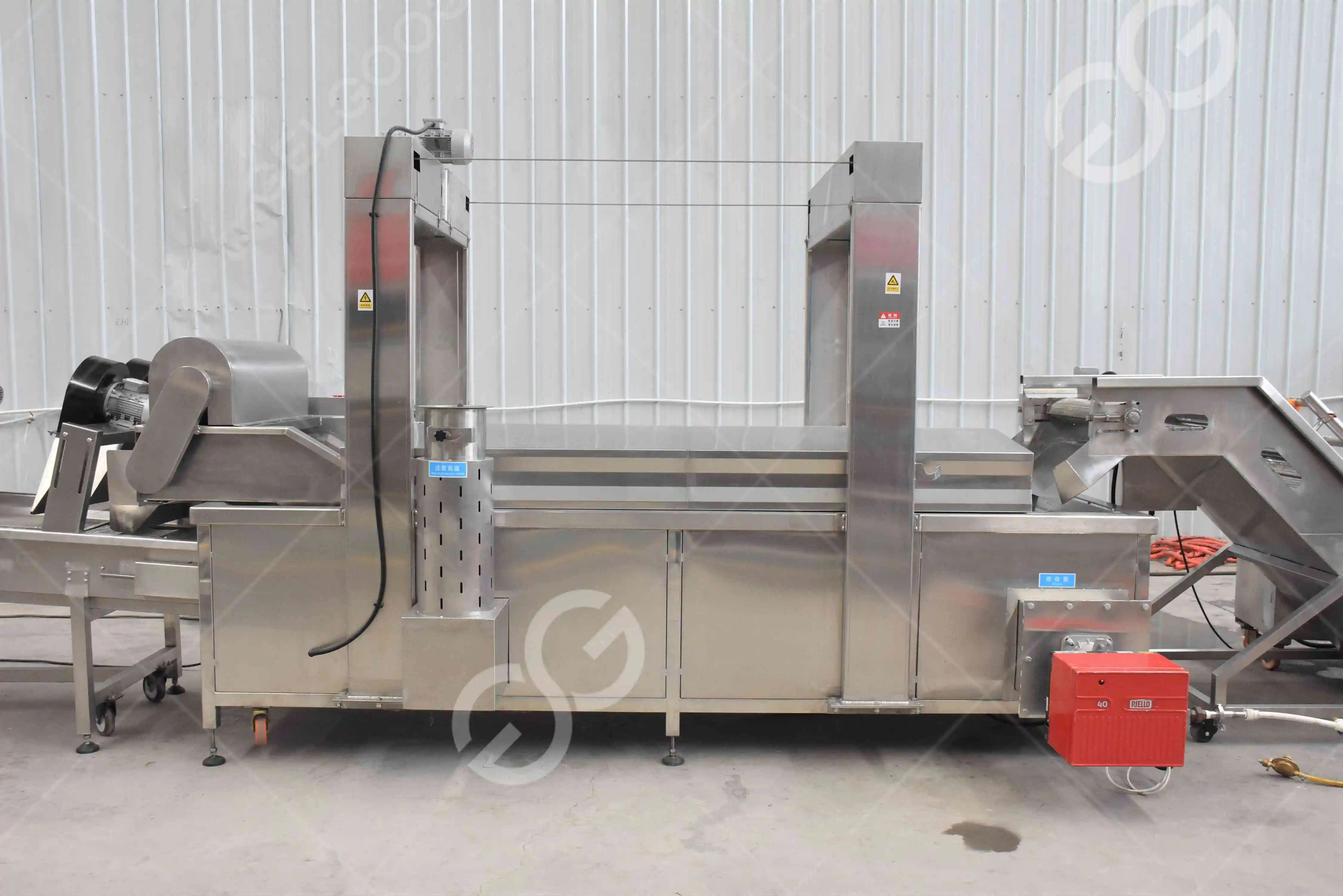 Full Automatic Pringles Potato Chips Snack Manufacturing Process Line ...