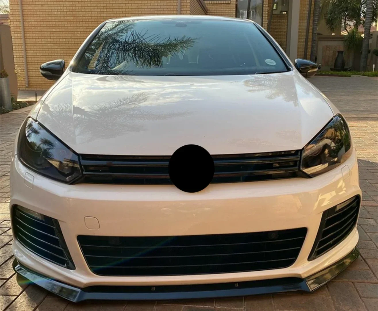 Body Kit Front Rear Bumper Gill Mask Taillight For Volkswagen Vw Golf 6 ...