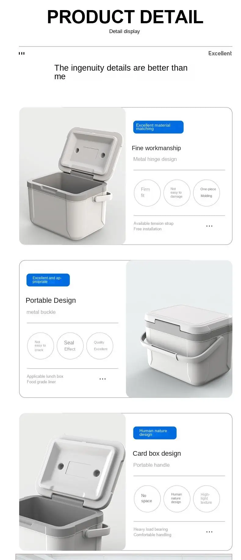 Small Outdoor Food Incubator 6l Take-out Delivery Box Cold Chain ...