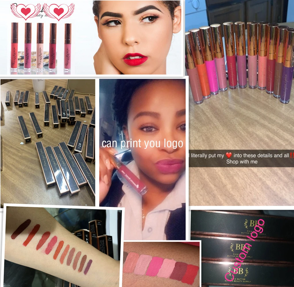 Waterproof Long Lasting Romantic Beauty Cosmetic Custom Matte Liquid ...