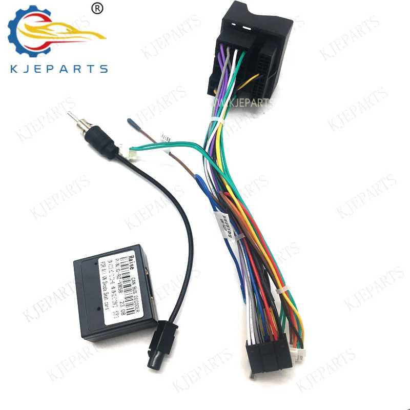 52 Pin Connector Car Radio Wire For Vws Gol Voyagesaveiro G5 2008-2012 ...