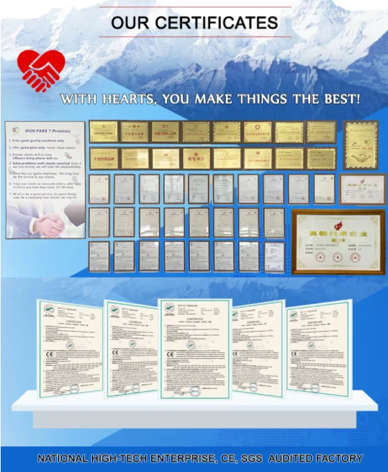 Ifun Park Zombies Water Shooting Arcade Game Machine