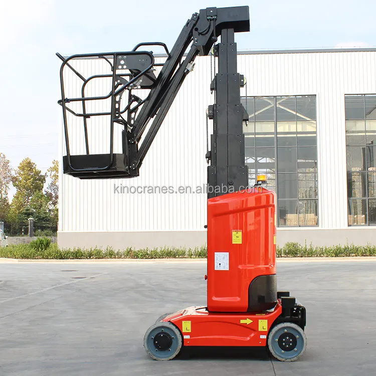 Mobile Telescopic Work Platform Electric Hydraulic 11m 200kg Personnel ...