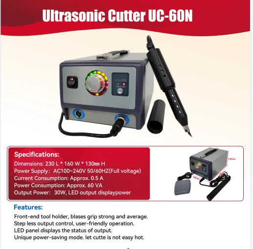 Ultrasonic Rubber Cutter Ultrasonic Cutter For Cutting Car Lights Ppc ...