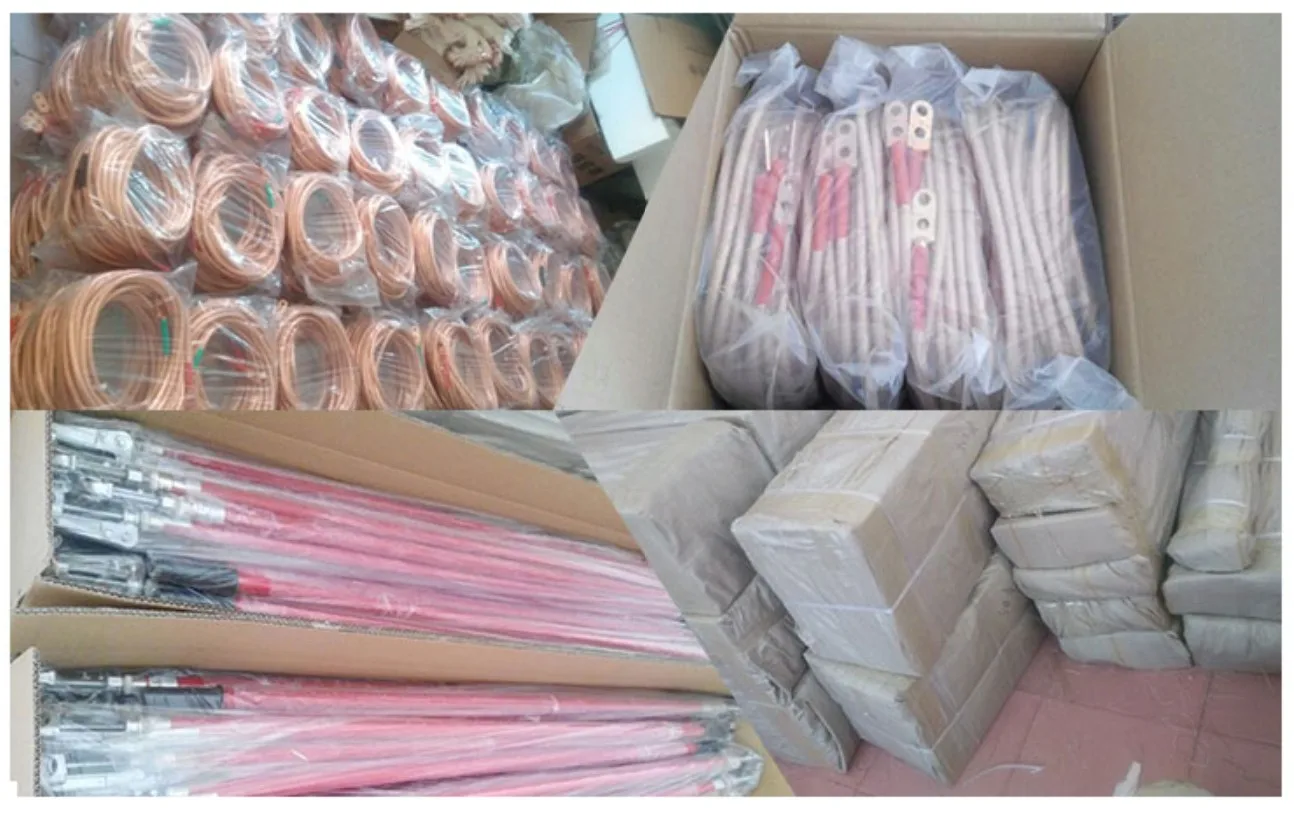 11kv 33kv High Voltage Portable Grounding Sets With 35mm2 Copper Cable ...