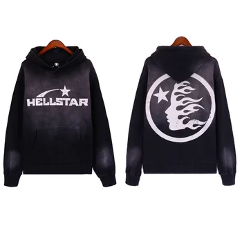 Hellstar Manufacturer High Quality 100% Cotton Vintage Washed Print ...
