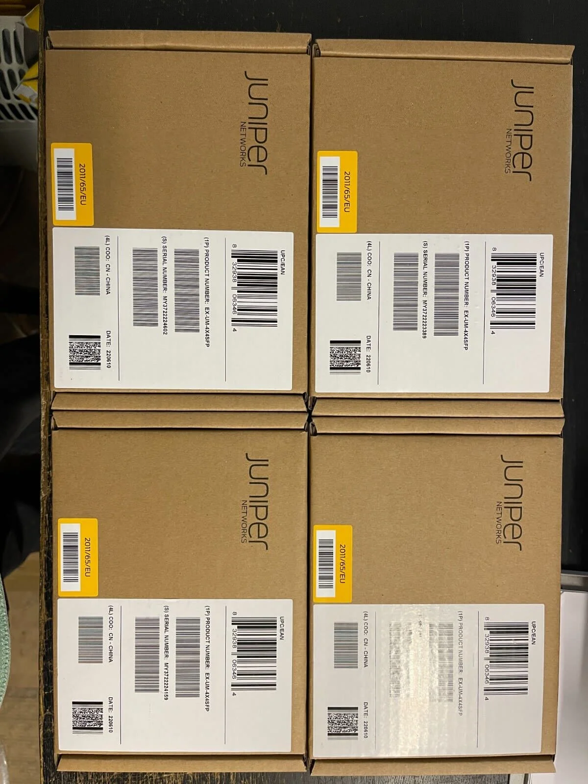 Juniper Ex4300 10g Sfp+ 4-port 1g Sfp Uplink Module Ex-um-4x4sfp - Buy ...