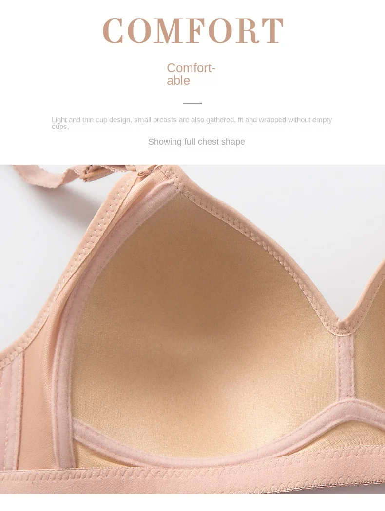 Cheap Bra Wire Free Thin Soft Bralette Non Padded Push Up Big Size Bras ...