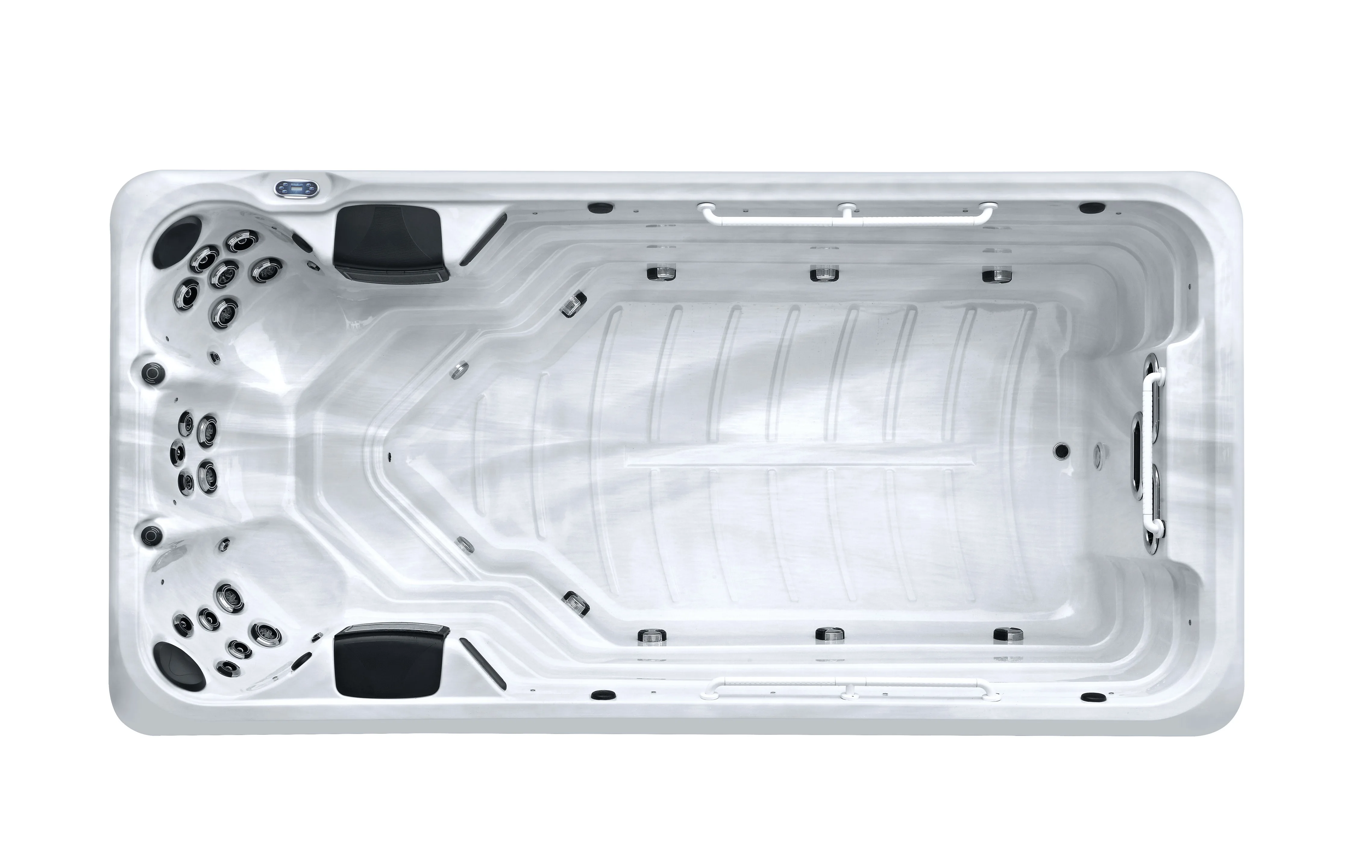 Sunrans Freestanding Outdoor 3 Person Hydropool Aqua Sport Balboa Swim ...