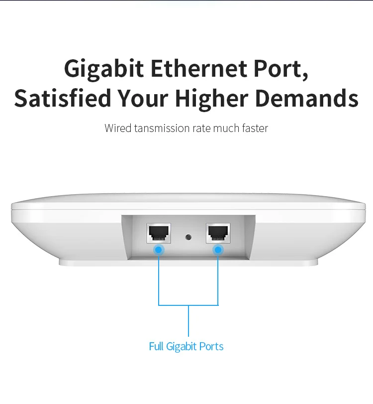 Factory Price Wifi6 3000mbps Wireless Ceiling Access Point Poe Power ...