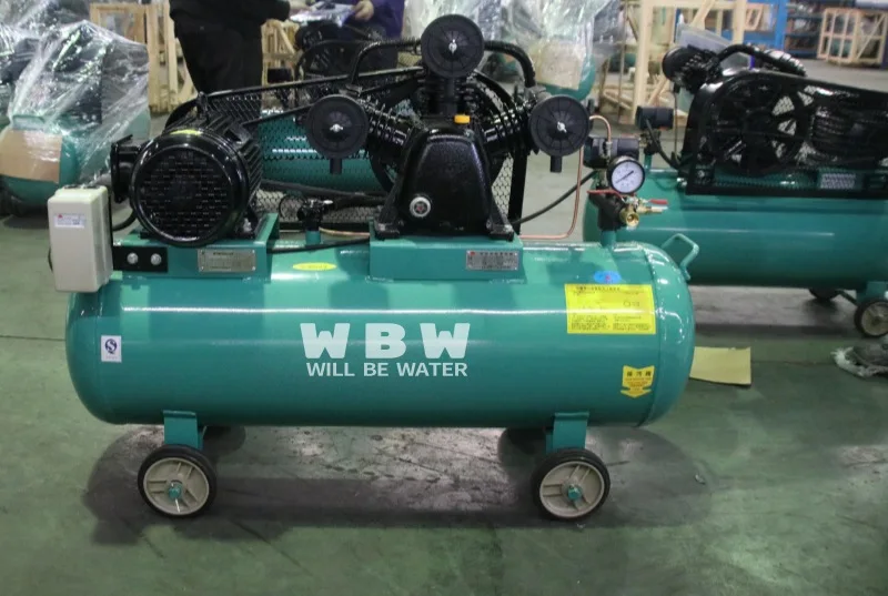 7.5kw 10hp 8bar 300l Air Tank Belt Driven Air Compressor Industrial Belt Driven Piston ...