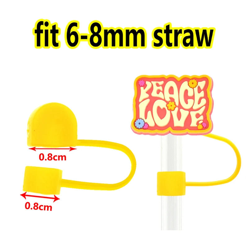 Custom Straw Cover Topper Personal Custom Straw Topper Charms Fashion ...