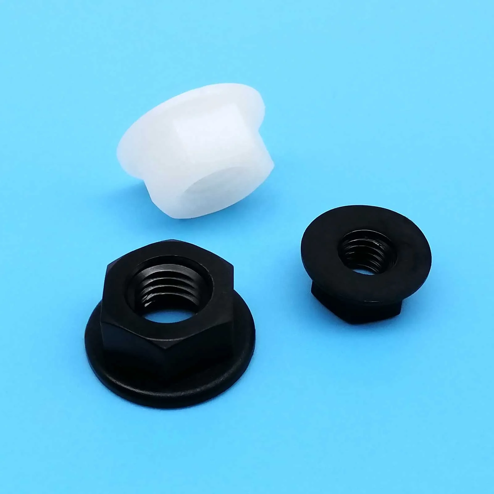 M3 M4 M5 M6 M8 M10 M12 Din6923 High Quality Black White Nylon Pa66 Plastic Electricity ...