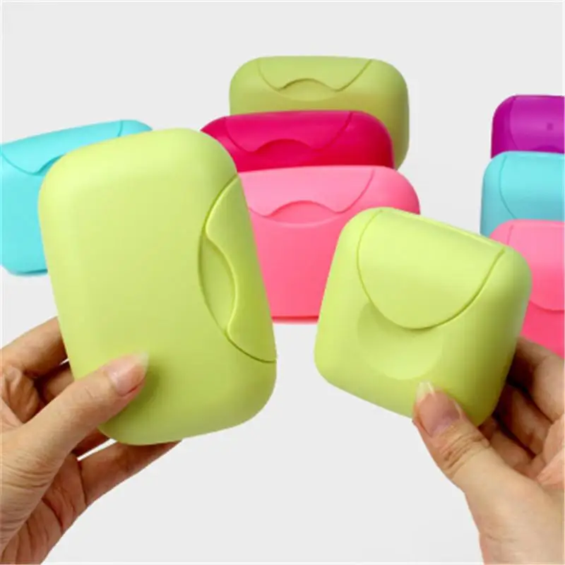Hot Sale Portable Color Round Travel Soap Dish Box Holder Container ...