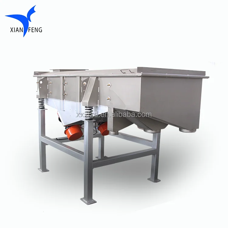 Fully enclosed construction vermicompost linear vibrating sieve shaker ...