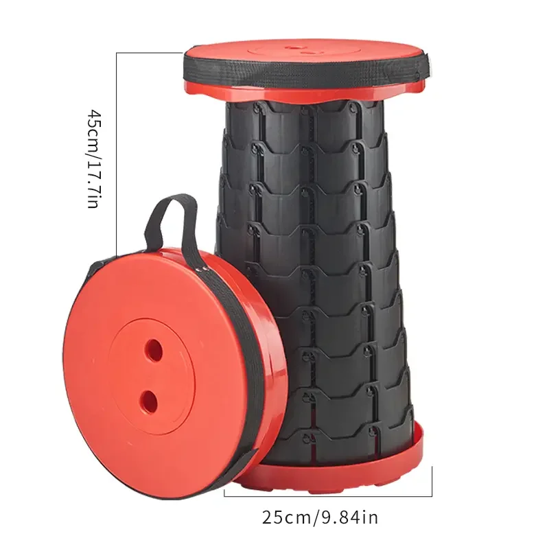 Portable Telescopic Plastic Adjustable Fishing Stool Folding Telescopic ...