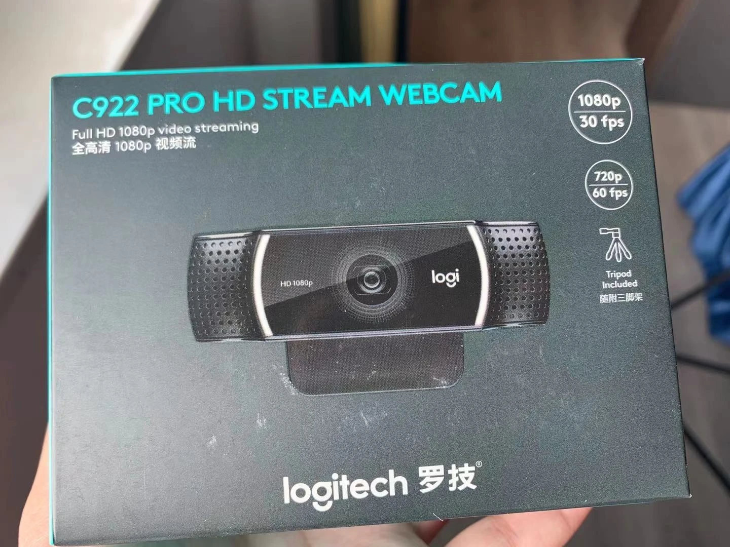 Logitech C922 Pro Webcam Hd 1080p Computer Camera With Microphone - Buy ...