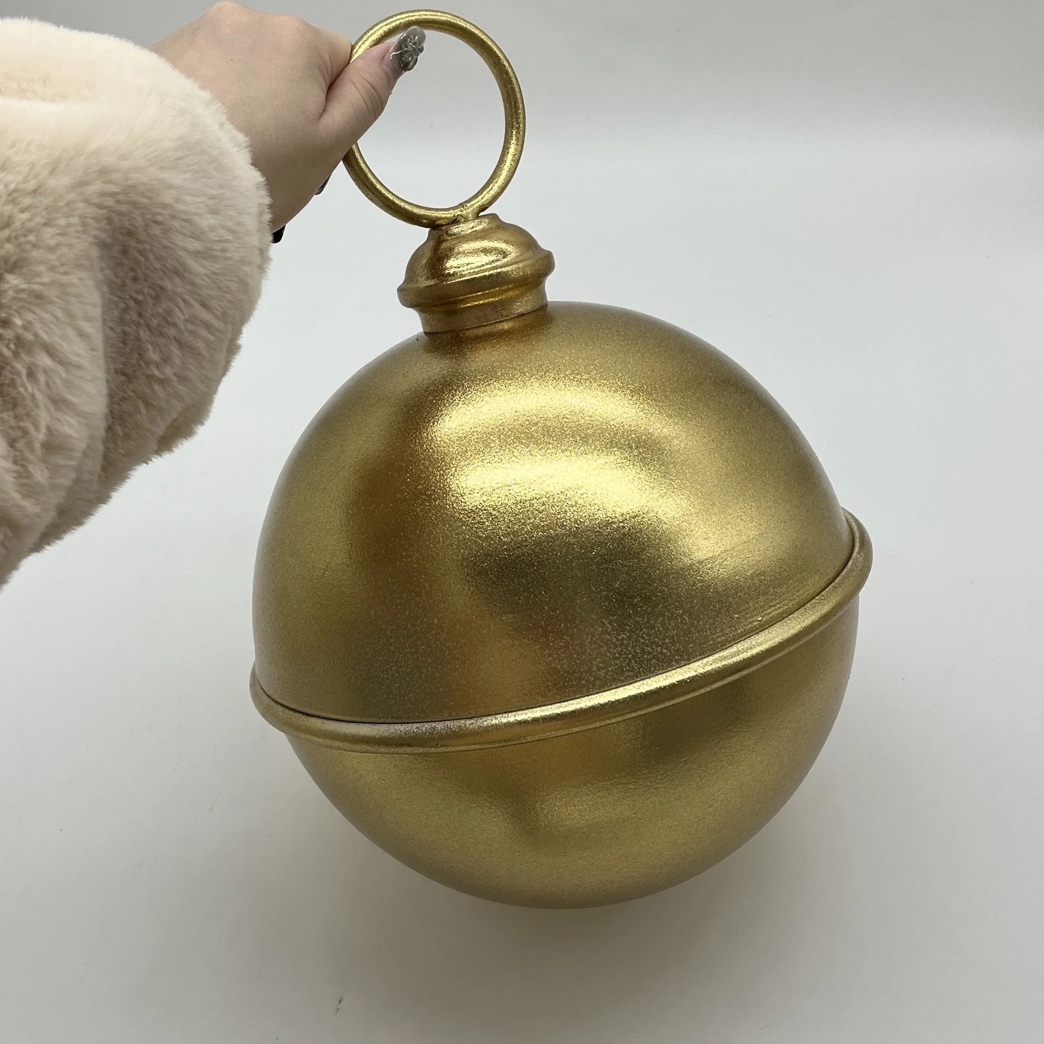 Metal Christmas Bell 5/6/8 Inch Metal Ball Bell Christmas Tree ...
