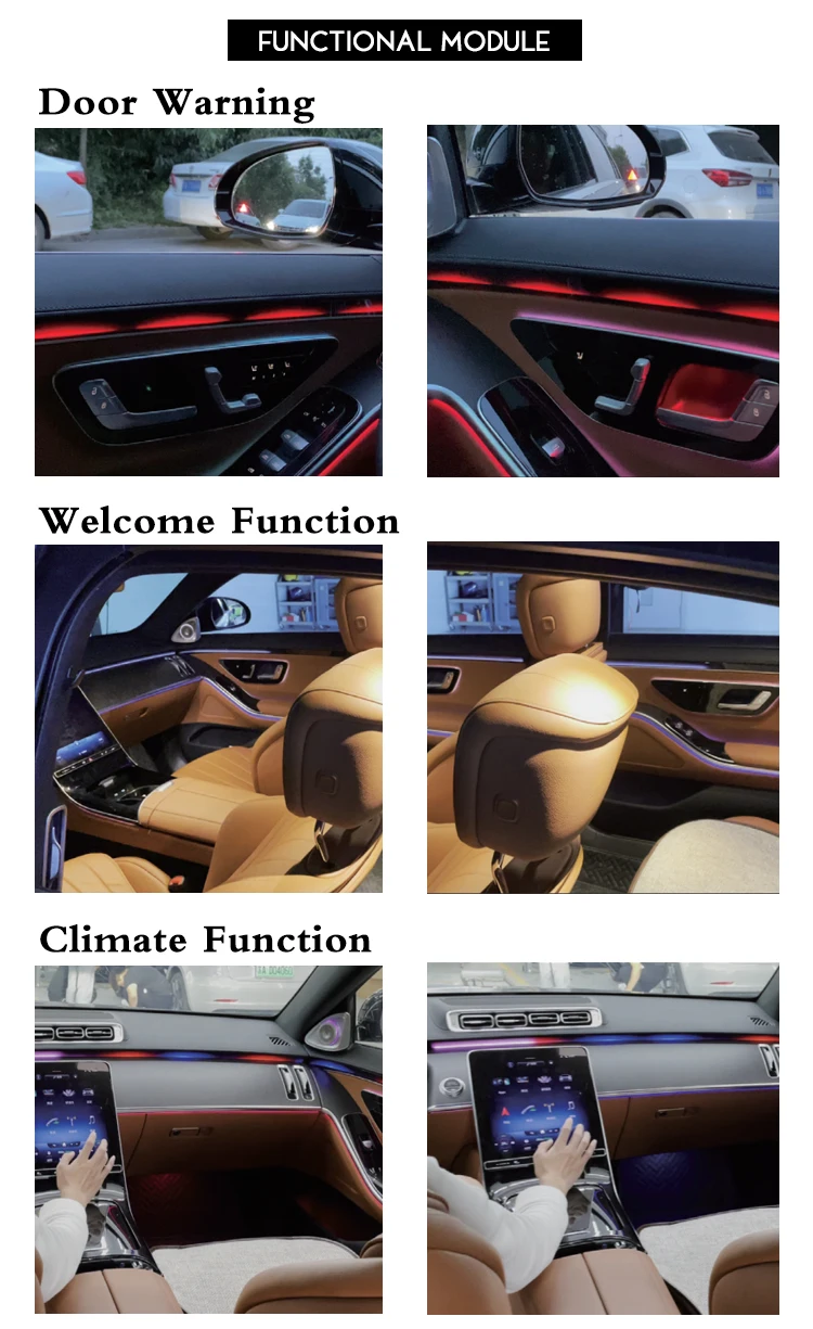 Benz W221 Upgrade to W223 Interior - Maybach Style Transformation