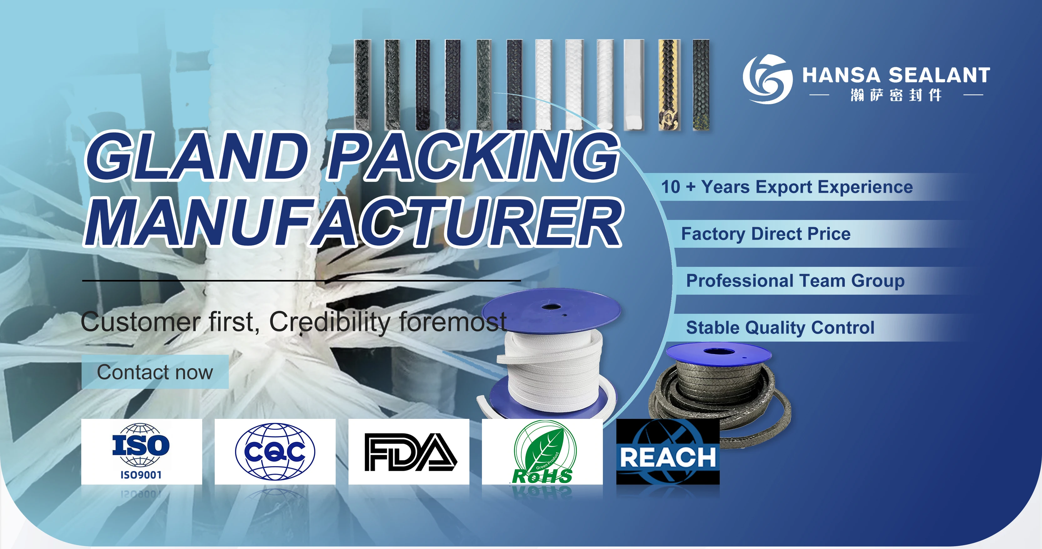 PTFE Carbon Packing for Mining and Construction Machinery| Alibaba.com