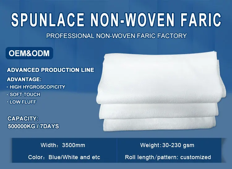 Spunlace Nonwoven Fabric Manufacturer Cross Spunlace Composite Nonwoven ...
