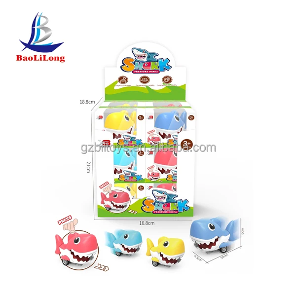 Children's Pressure Toys Cartoon Pressure Shark Car - Buy Bubble Gun ...