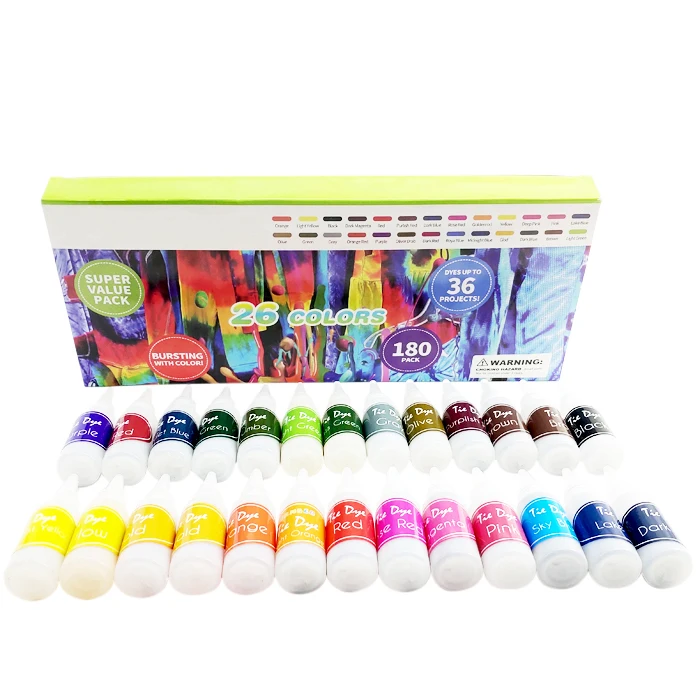 Khy Custom One Step Diy Set For Color Fabric Cloth Tie Dye Kit - Buy ...