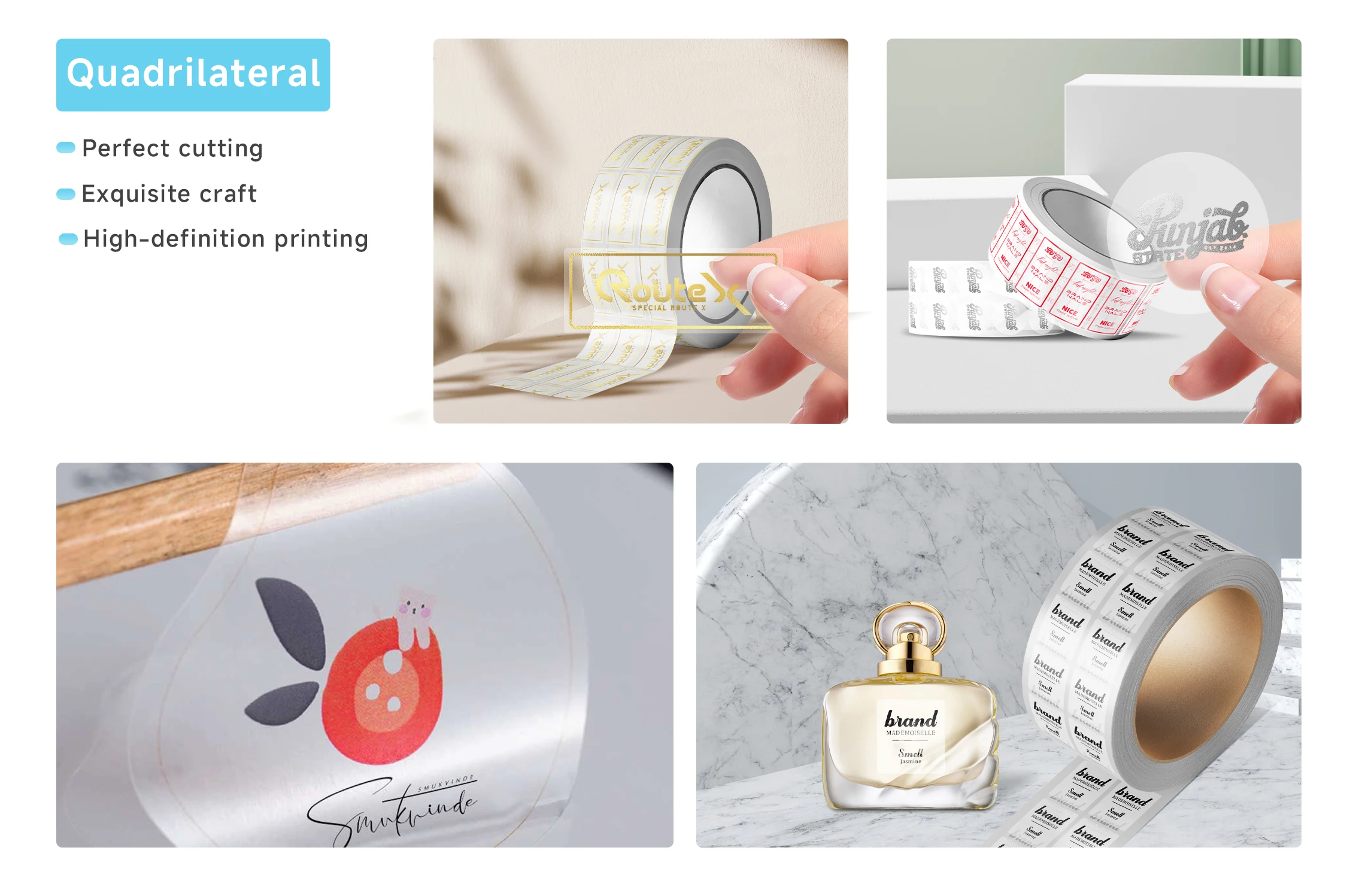 Cheap Custom Printing Gift - Transparent Logo Stickers