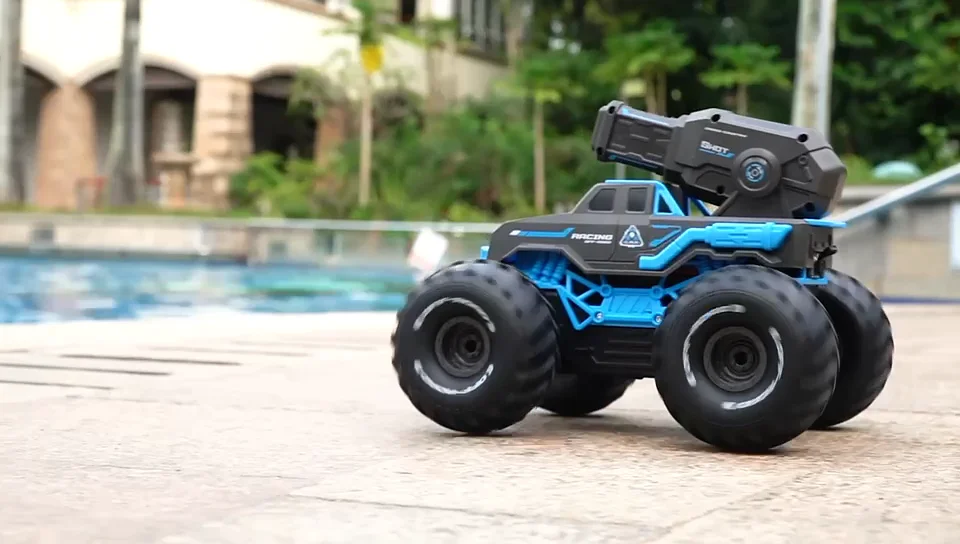 Cps New Remote Control Shooting Car With Pulsed Water Gun Amphibious ...