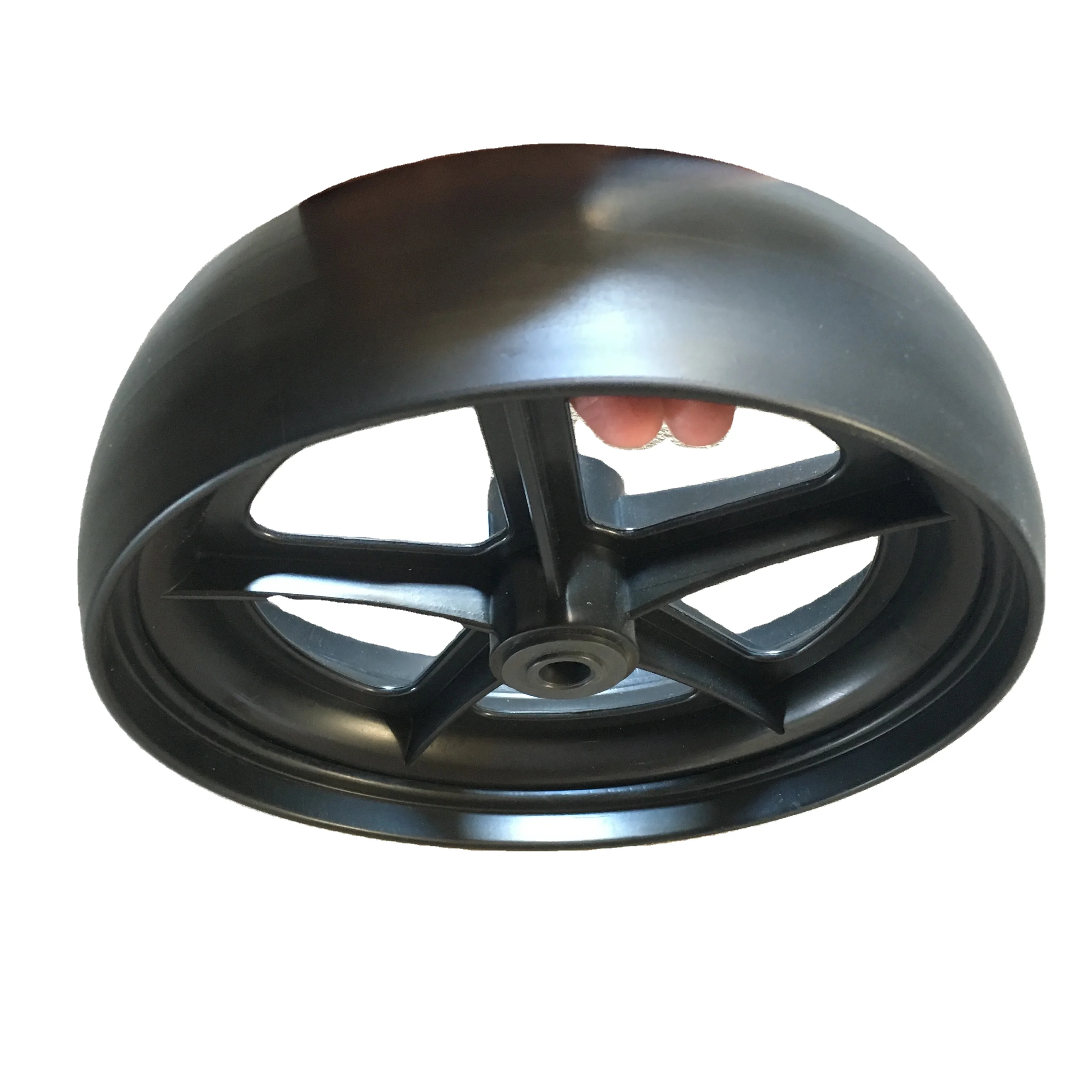 9inch, 9x2.75" Plastic Wheel and Tire, 60mm Hub Length for Lawnmower ...