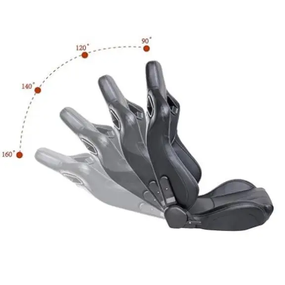 Custom Logo Universal Reclinable Brown PVC Boat Racing Seats