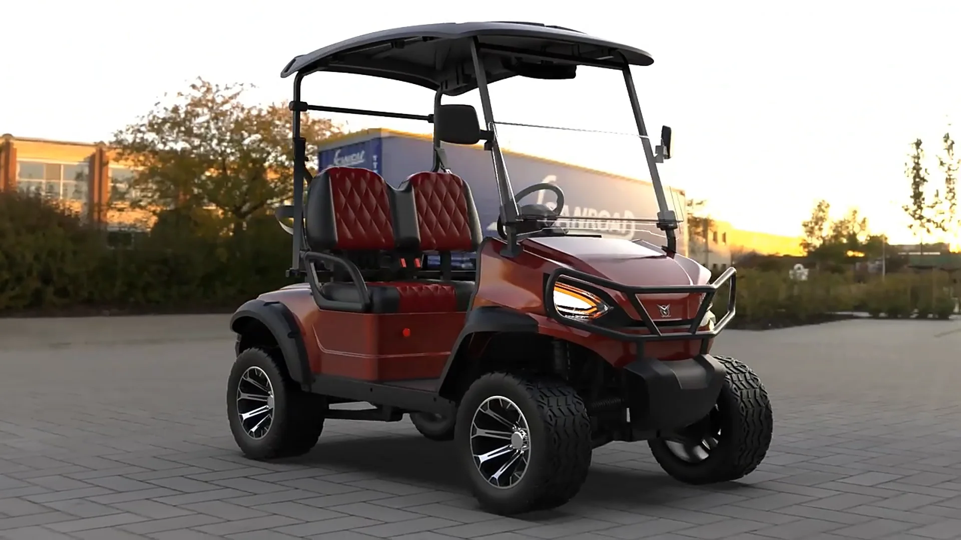 Street Legal Personal Lifted Electric Club Car 4 Seater Golf Cart ...