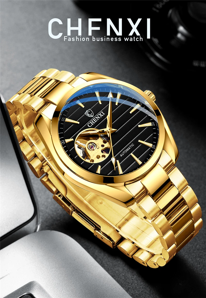 Top Brand Chenxi 8806 Men Watch Automatic Mechanical Business Watches ...