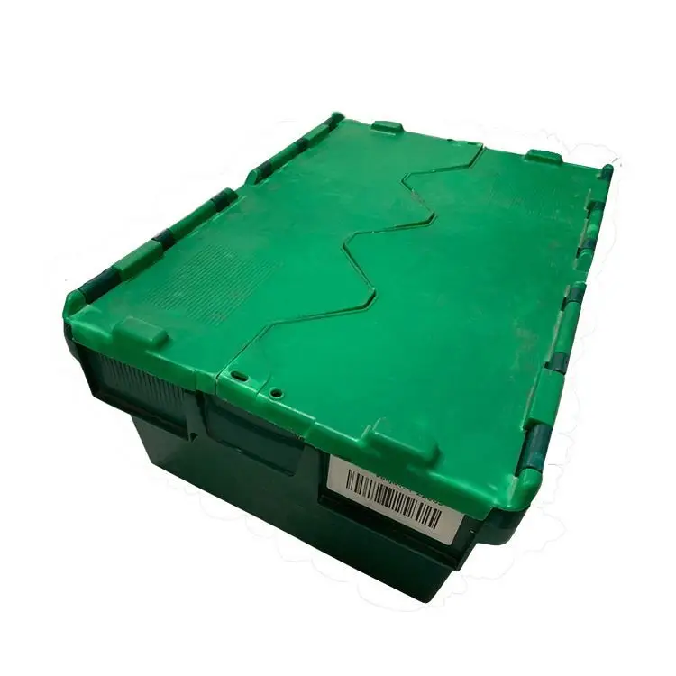 Logistic Storage Tote Crate For Storage And Moving,Attached Lid ...