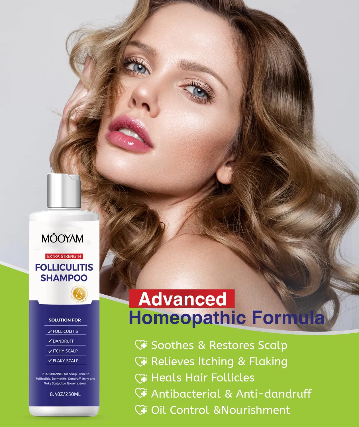 Customized Folliculitis Shampoo for Seborrheic Dermatitis