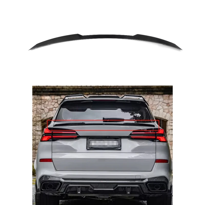 Dry Carbon Fiber G05 F95 Spoiler High kick Rear Trunk SQ Style Car ...