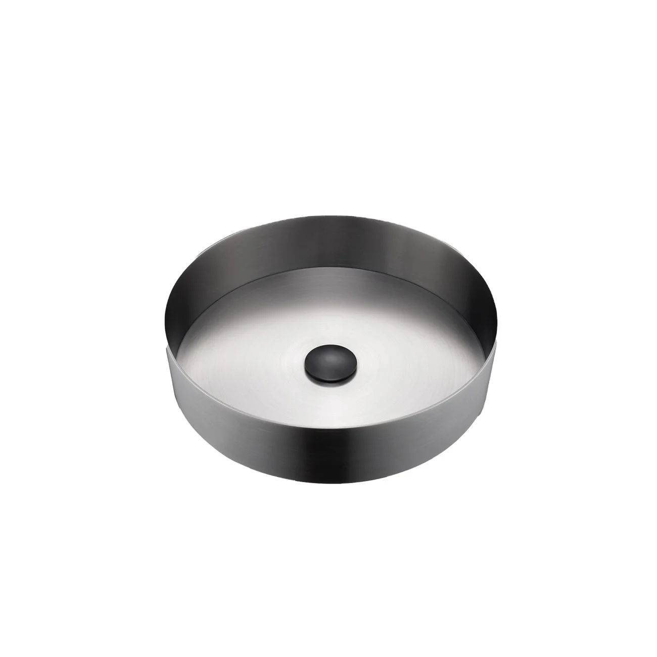 Sus-304 Lawe Octagon Basin Smart Wash Basin Black Color Painting Faucet ...