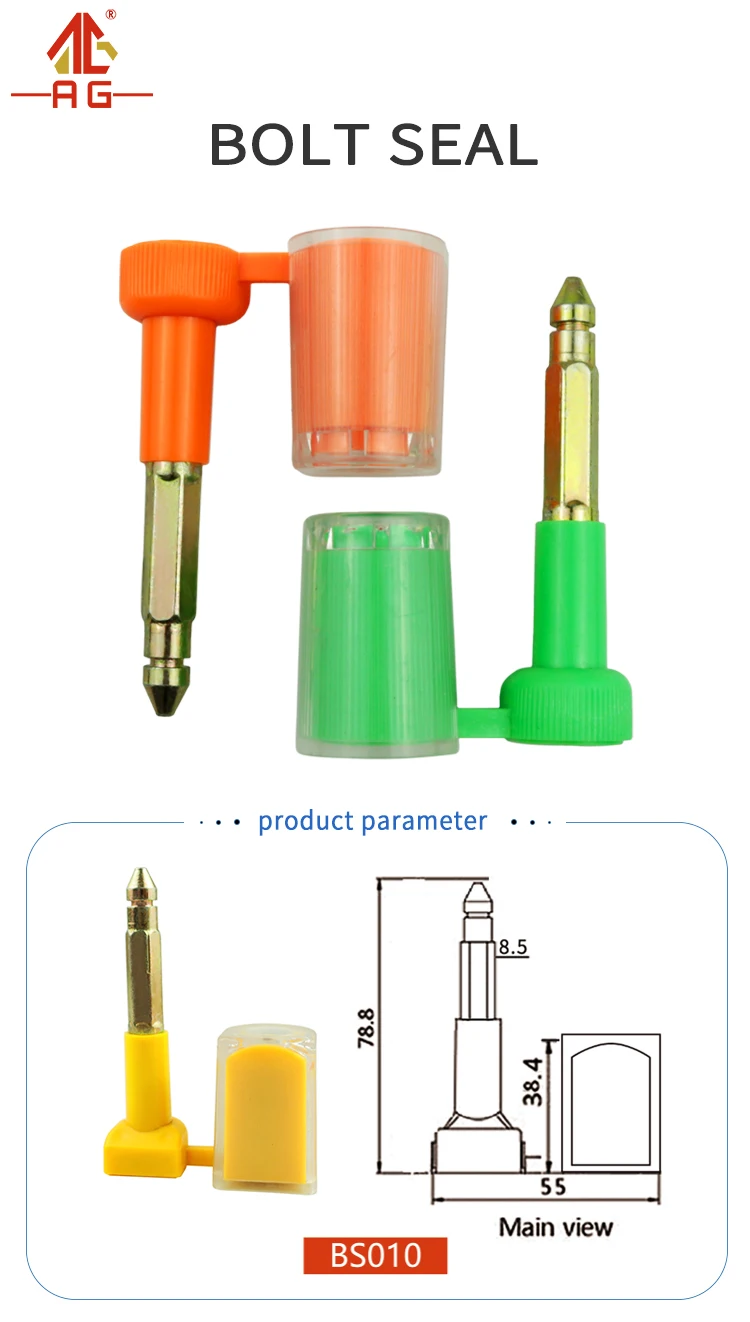 Iso17712 Certificated Customs Security Seals Tamper Proof Bolt Seals ...