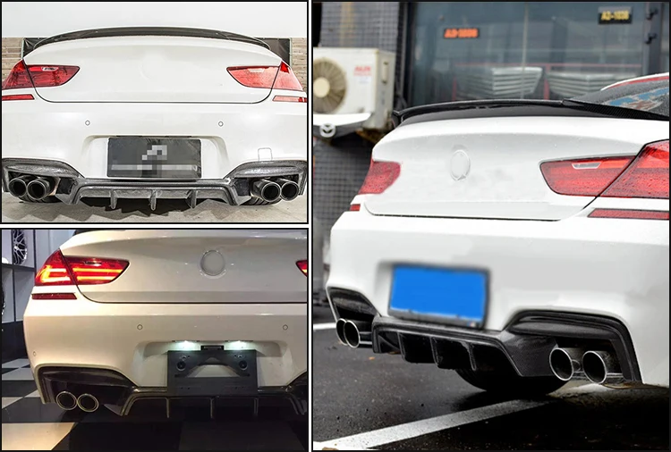 Carbon Fiber Rear Diffuser for BMW M6 6 Series F06 F12 F13