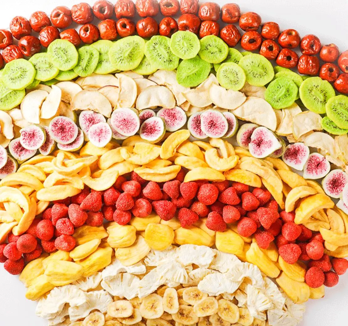 18 Different Crunchy Fruits & Vegetables Chips Mixed VF