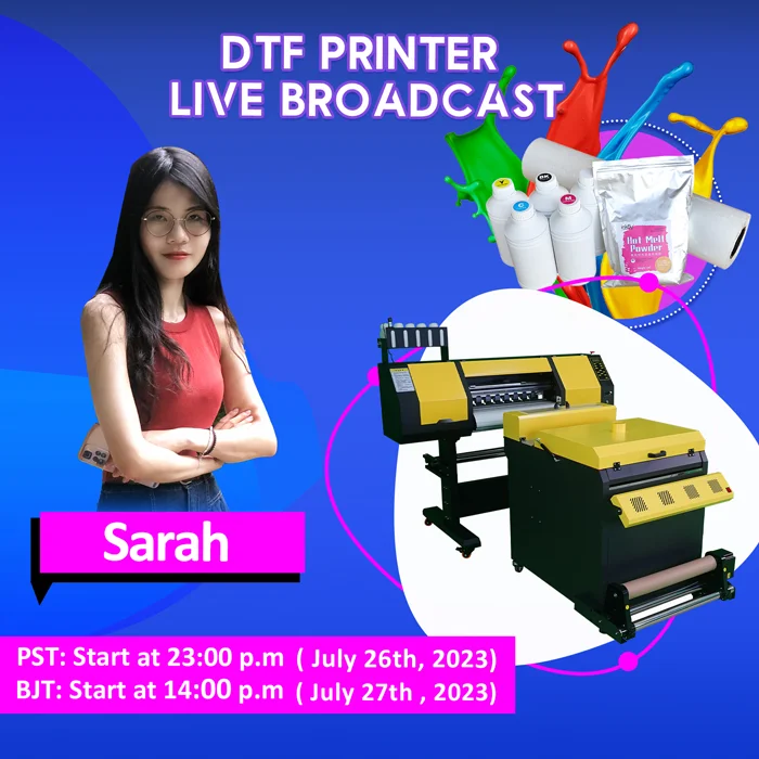 DTF is a new innovative transfer technology. Product Show Stream 2023 - Alibaba.com