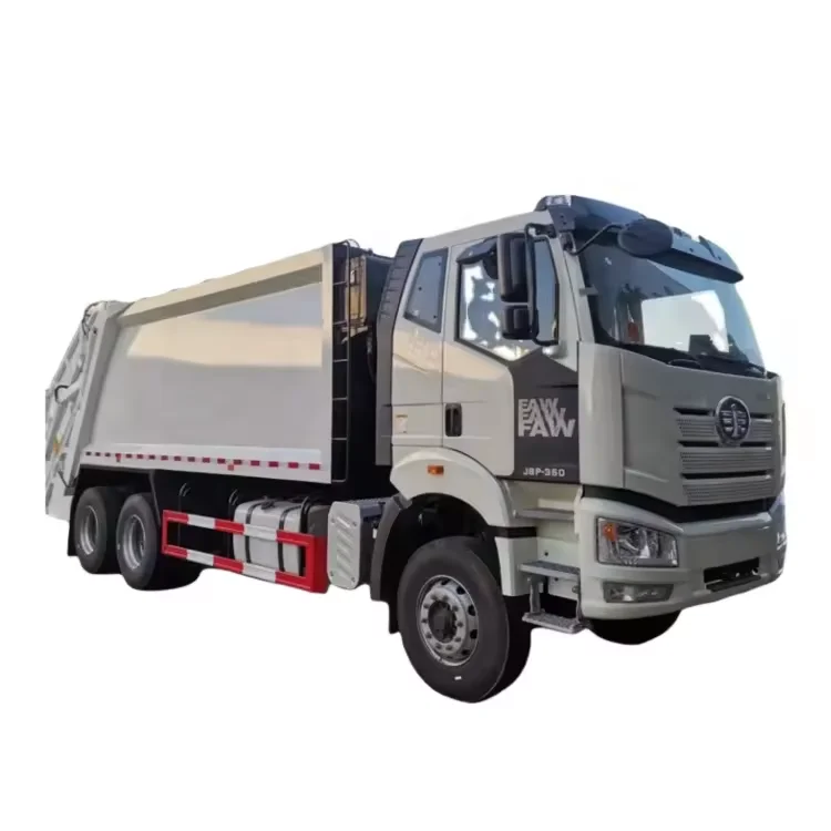Sinotruk Shacman Faw 4X2 Swing Arm Hydraulic Roll off Waste Dumpster ...