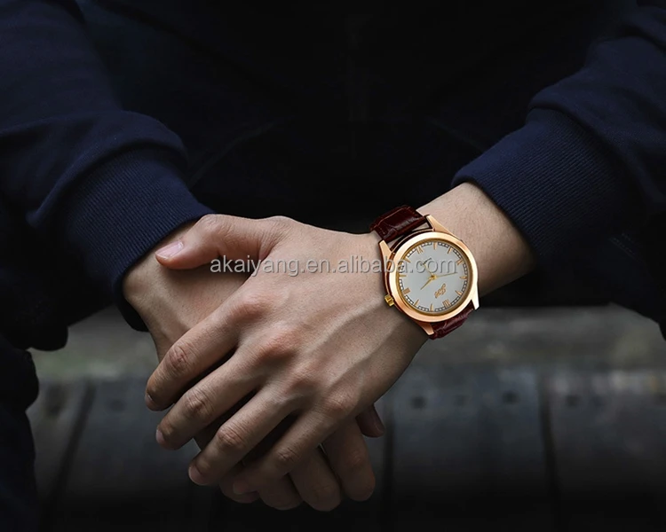 Luxury Quartz Wristwatches Ignition For Men Business Casual Stainless ...