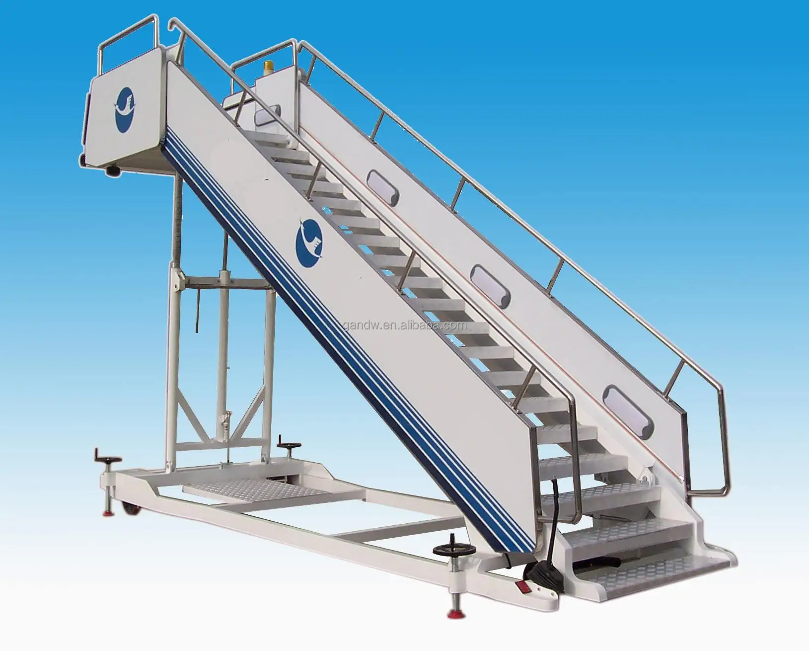 Electric Aircraft Passenger Stairs GSE Ground Support Equipment for AE12 Plane