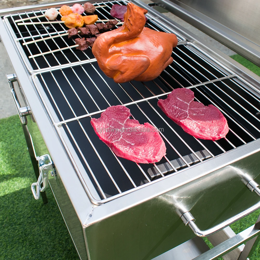 Portable Bbq Grills Carbon Camping Barbecue Outdoor Kitchen Suitcase ...