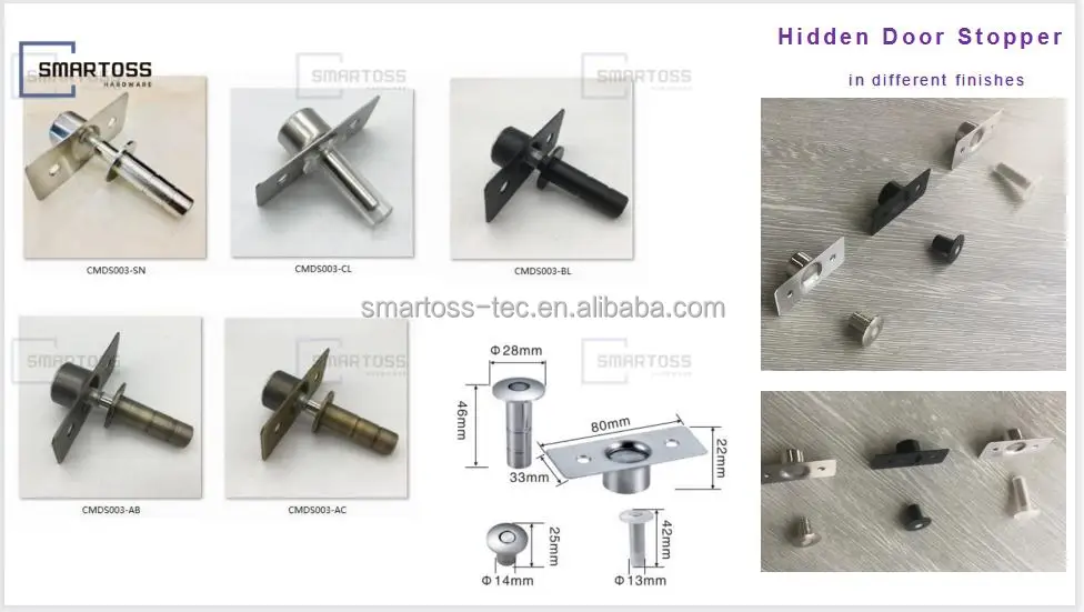 Hidden Magnetic Door Stop - Invisible Door Holder
