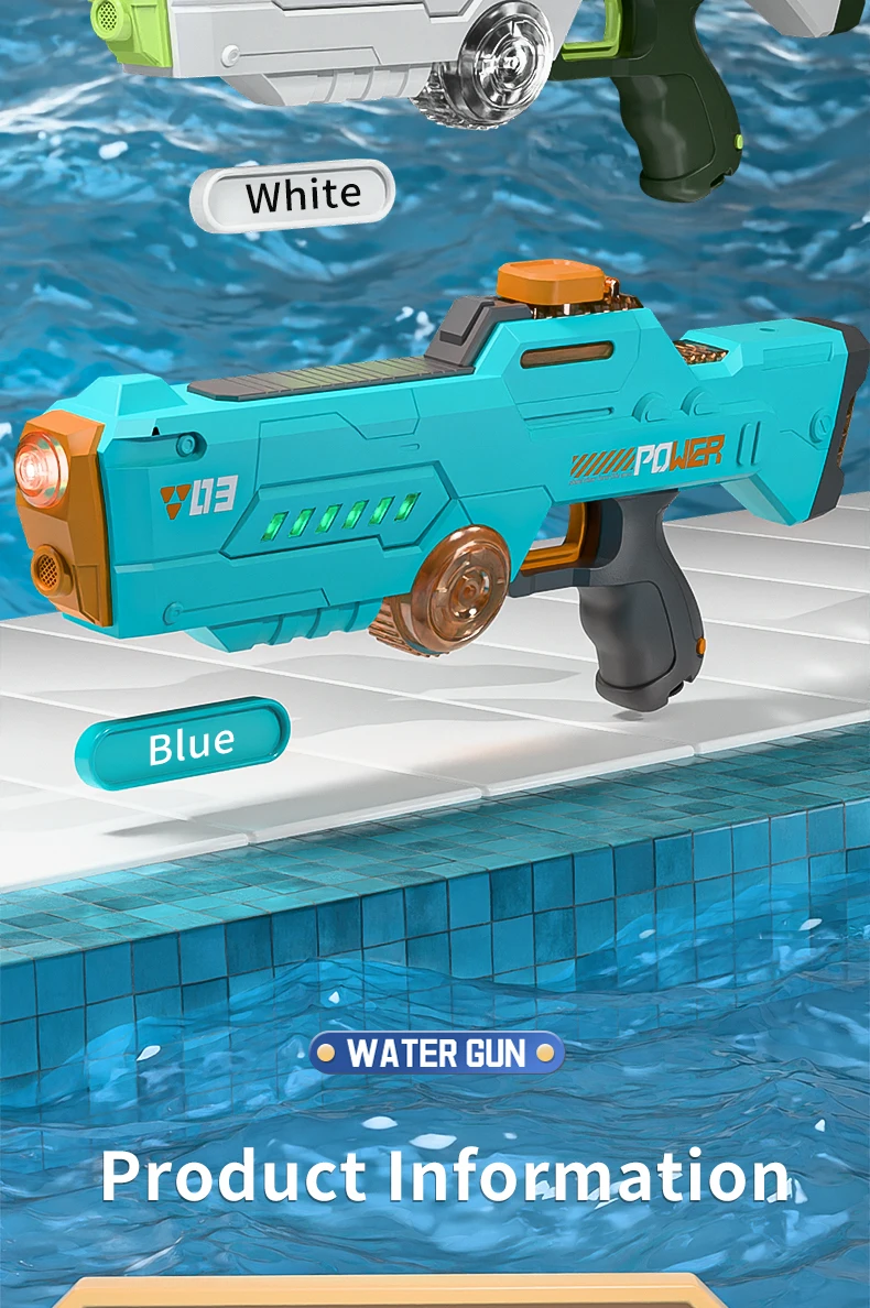 2025 New Trending Long Range Shooting Water Guns Outdoor Pool Automatic ...