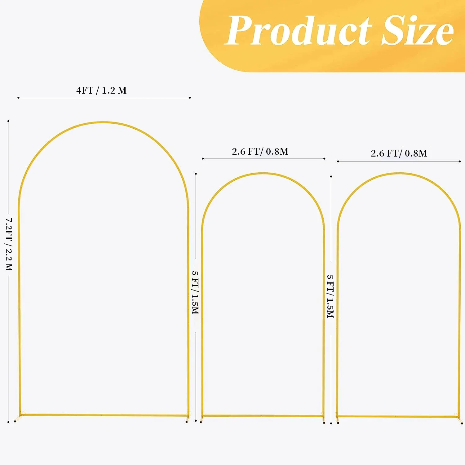 3 In 1 Decoration Set Wedding Backdrop Arch Chiara Arch Backdrop Stand ...